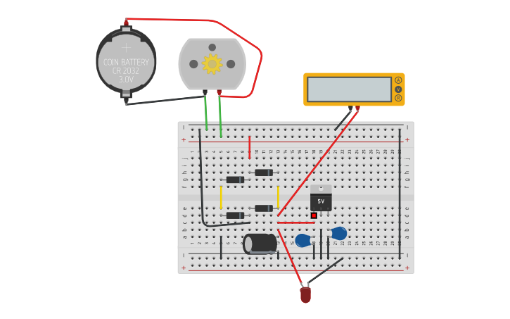 Circuit Design Copy Of Wind Turbine Power Generation Tinkercad