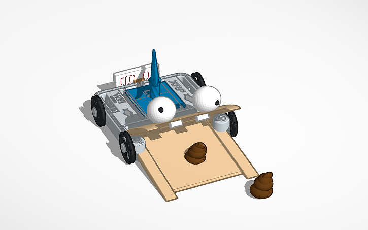 3D design bot challenge twisty yard poo picker upper - Tinkercad