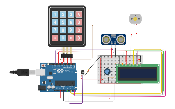 Circuit design Copy of CERRADURA | Tinkercad