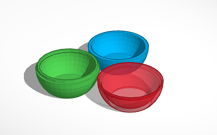 3D design Bowls | Tinkercad