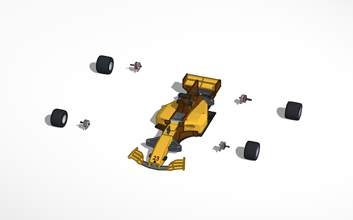 3D design f1 - Tinkercad