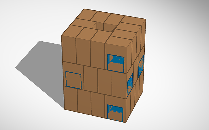 3D design Carton Boxes - Tinkercad