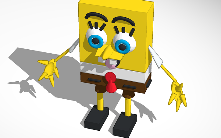 3d Design Spongebob Tinkercad