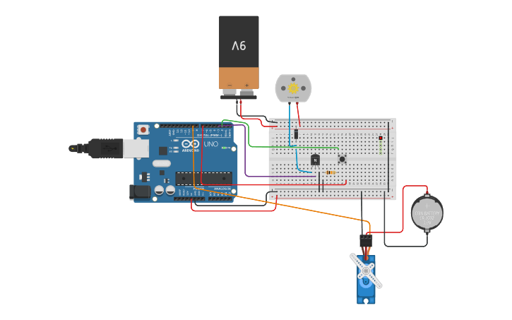 Circuit design Feeden8or Electronics - Tinkercad