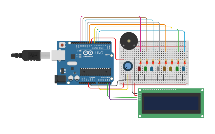 Circuit Design Potentiometer With Other Components Tinkercad