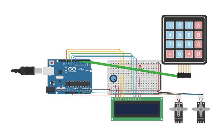 Circuit Design Mechatronics Final Project Tinkercad