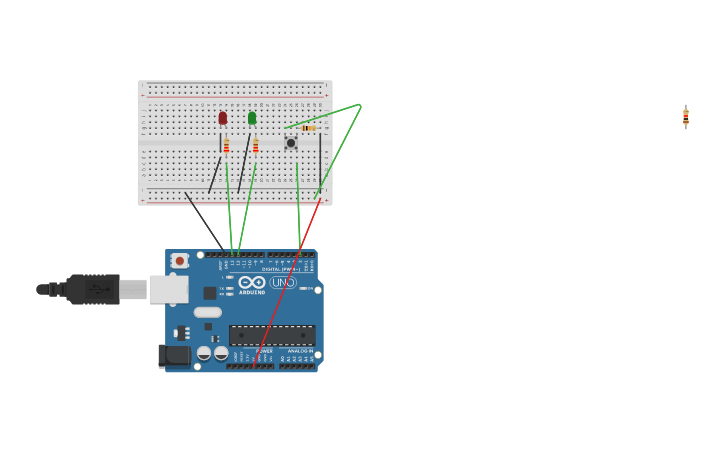 Circuit design Do Not Disturb - Arduino LED | Tinkercad