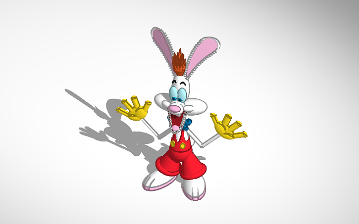 3D design Roger Rabbit - Tinkercad
