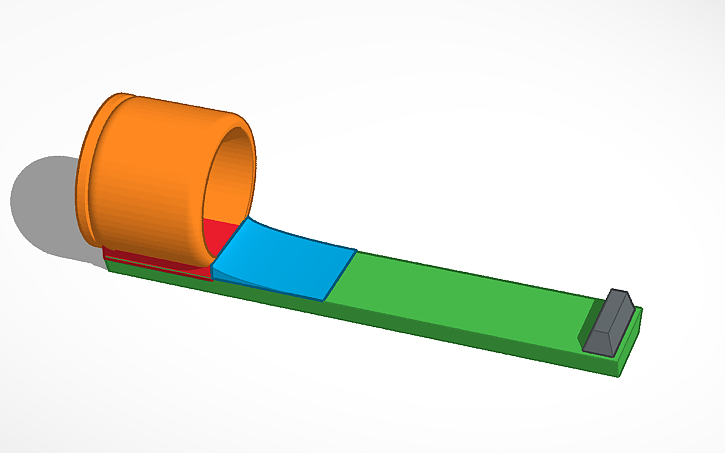 3D design Surface Pen Clip v5 - Tinkercad