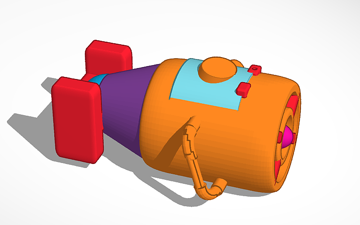 3D design Seaglide - Tinkercad