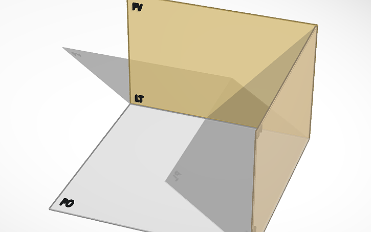 3D design sezione di un prisma a base esagonale | Tinkercad