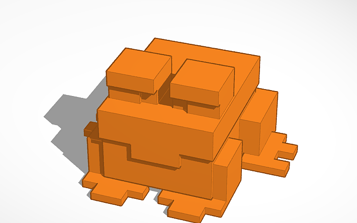 3D design Frog Mini Figure | Tinkercad