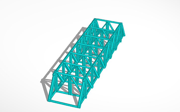 3D design bridge - Tinkercad