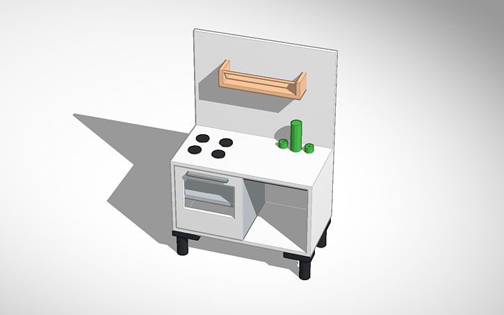 3D design Play Kitchen Clone - Tinkercad