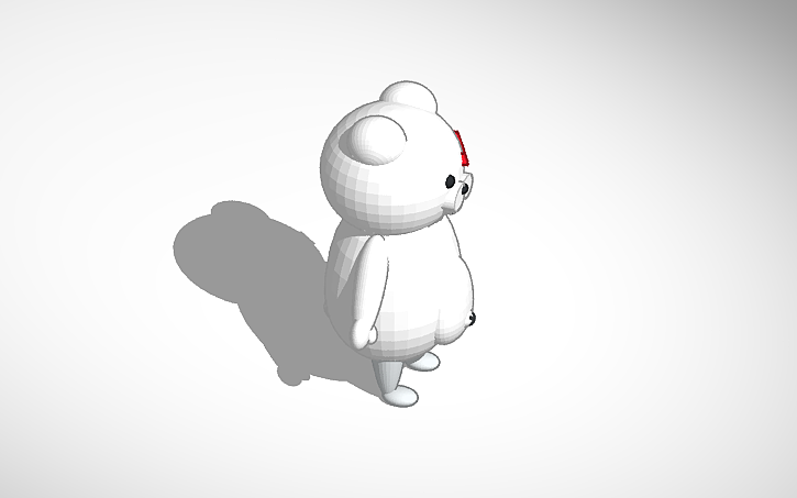 3D design Monokuma - Tinkercad