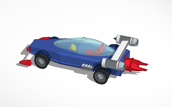 3D design super car - Tinkercad