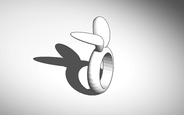 3D design Kristi's bunny ring | Tinkercad