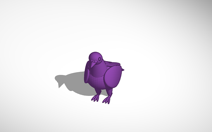 3D design Pigeon - Tinkercad