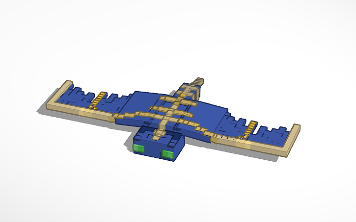 3D design Minecraft Phantom - Tinkercad