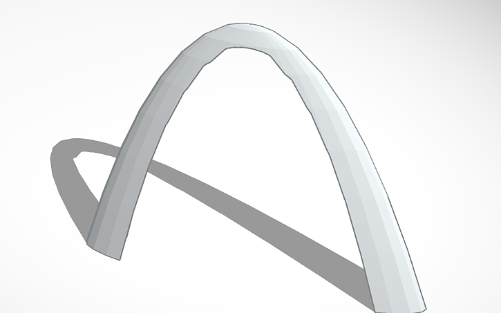 3D design arch - Tinkercad