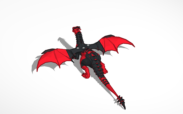3D design Dragon - Tinkercad