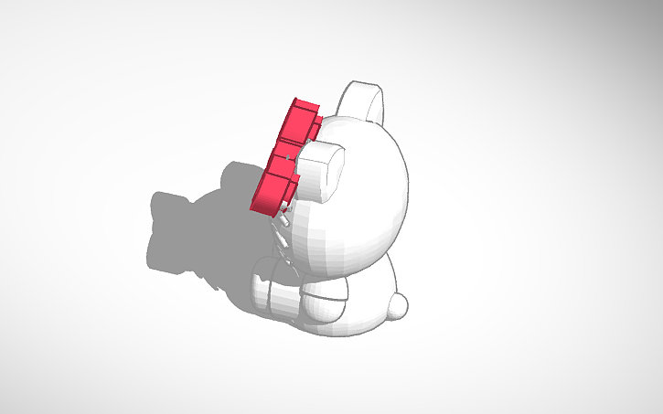 3D design hello kitty !! - Tinkercad