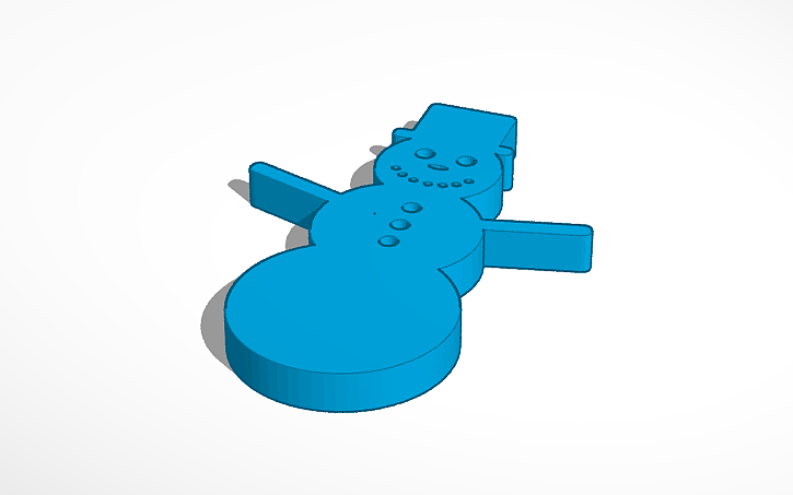 3D design Snowman | Tinkercad