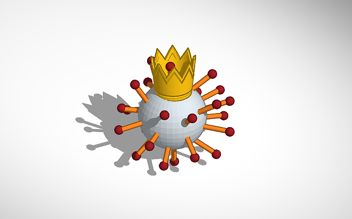 3D design Coronavirus | Tinkercad