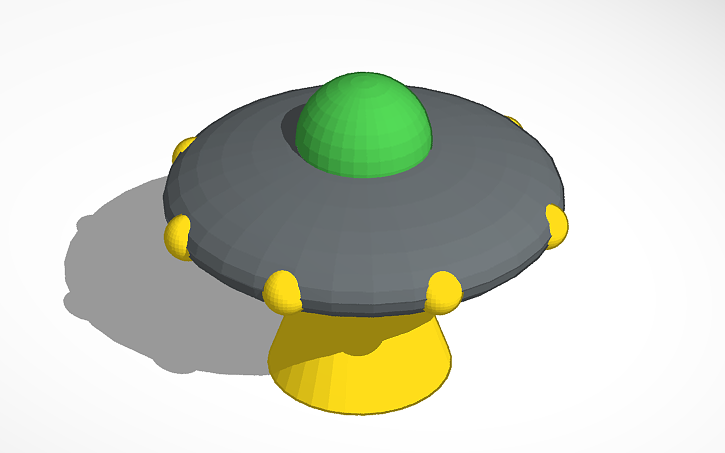 3D design UFO | Tinkercad