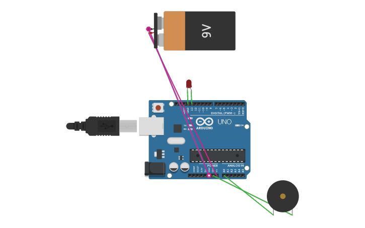 Circuit design Tapping instrument connections | Tinkercad
