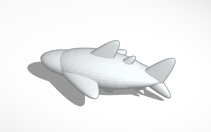 3D design Derpy Whale/Shark/Fish - Tinkercad
