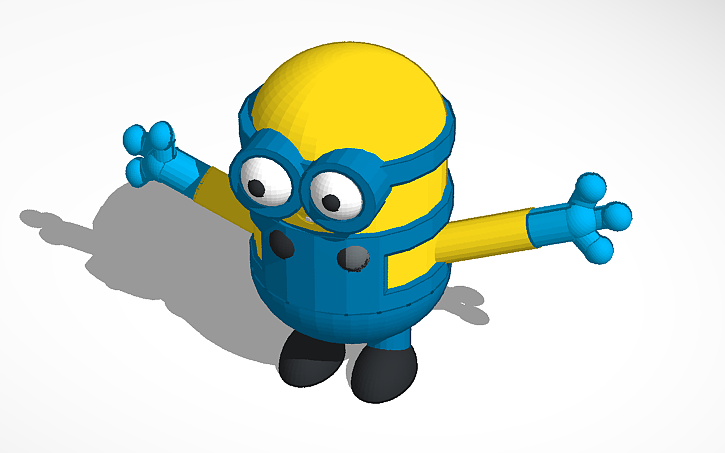 3D design minion - Tinkercad