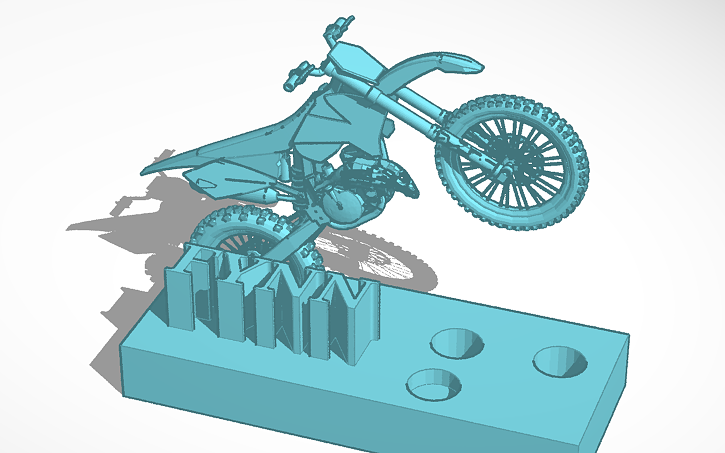 3D design motorbike - Tinkercad
