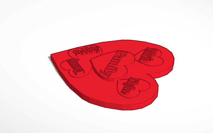 3D design Heart | Tinkercad