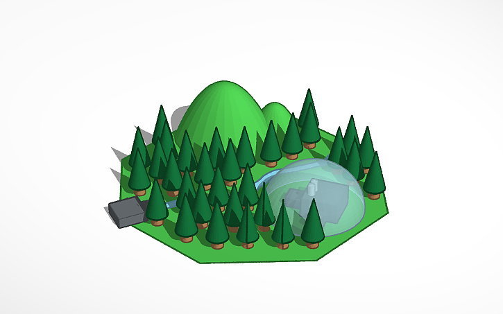 3D design The Forest of Secrets - Tinkercad
