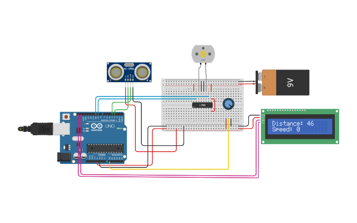 Circuit design Robo-Tech Task2 [2] - Tinkercad