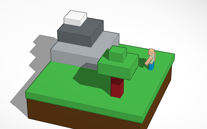 3D design the minecraft - Tinkercad