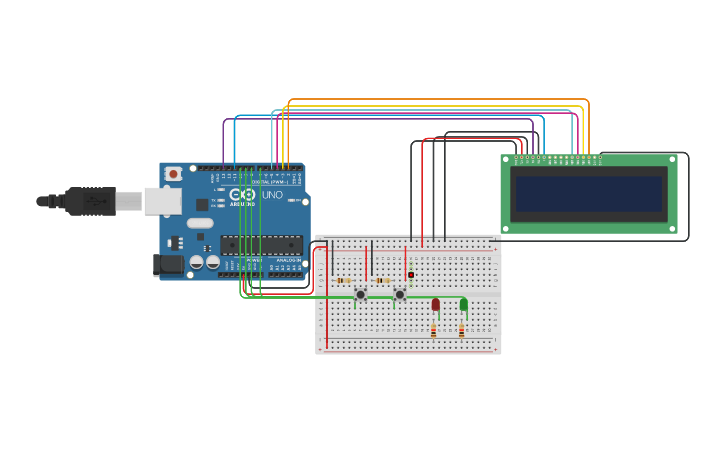 Circuit design RFID - Tinkercad
