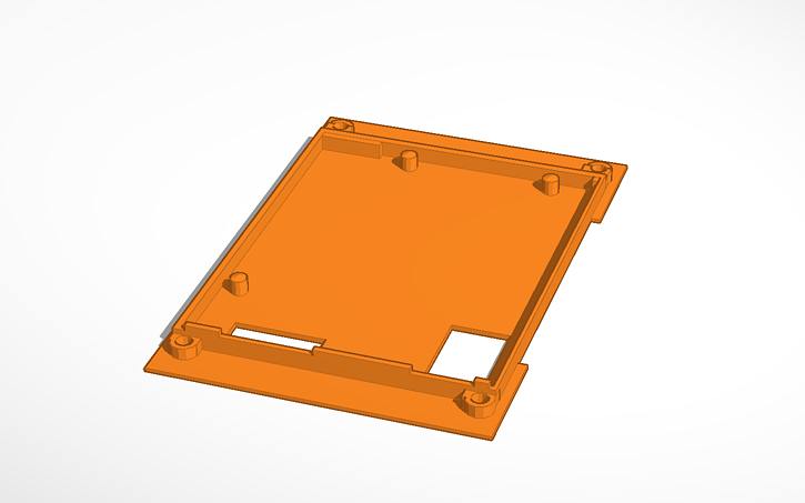 3d Design Arduino Uno Slip In Mount For Walking Robot Tinkercad
