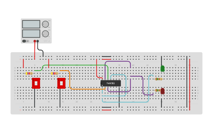 Circuit Design Lab2 Pratica1 Tinkercad