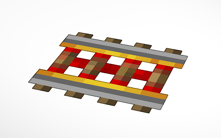 3D design Powered Rail - Tinkercad