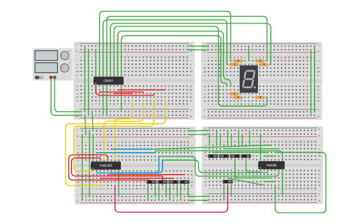 Circuit design bai3 - Tinkercad
