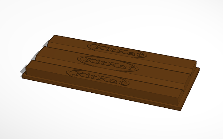 3D design Kit Kat | Tinkercad