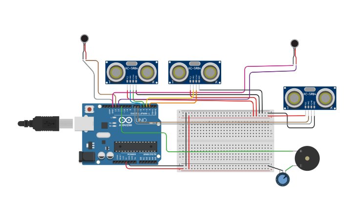 Circuit design Smart Glasses - Tinkercad