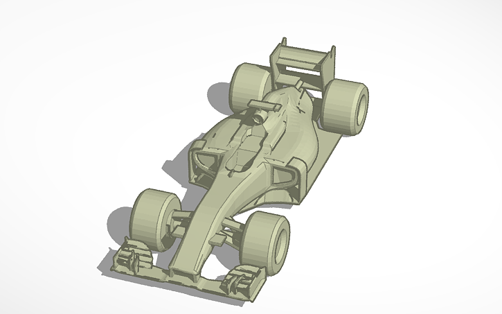 3D design Race Car - Tinkercad