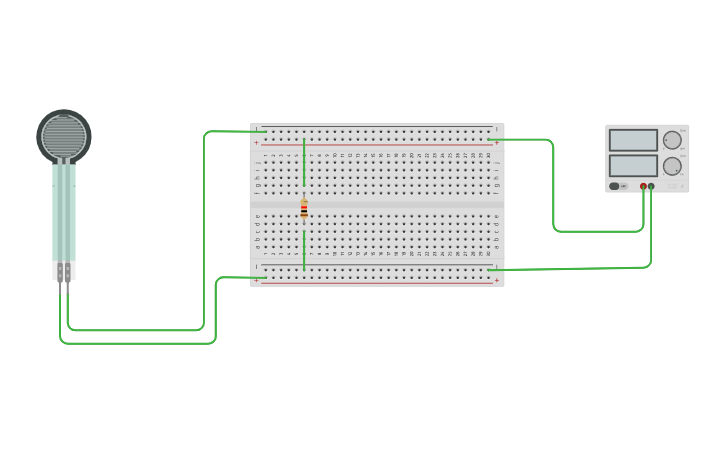 Circuit design Force Meter | Tinkercad