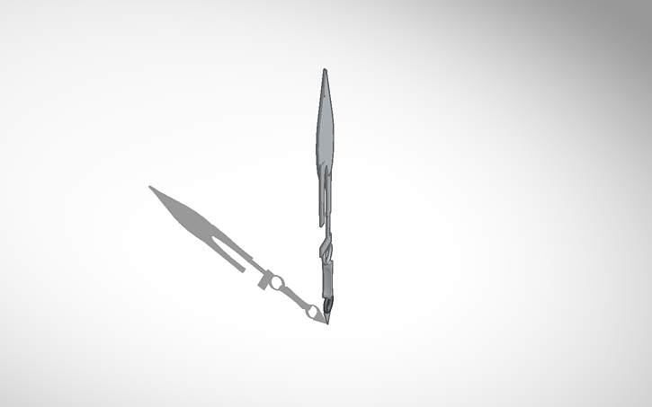 3D design Infinity Blade - Tinkercad