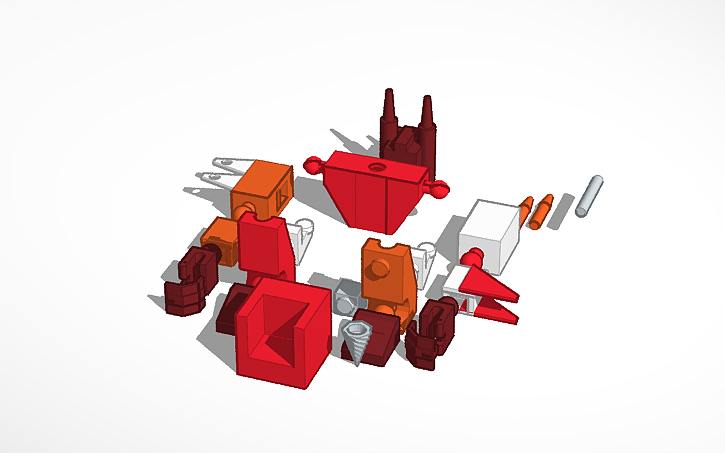 3D design Kreo Transformers G1 Computron Upgrade Kit - Tinkercad