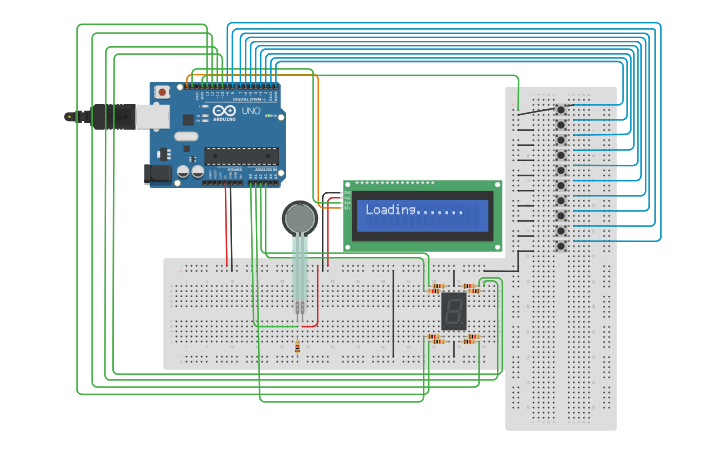 Circuit Design Elevator With Force Sensor Tinkercad