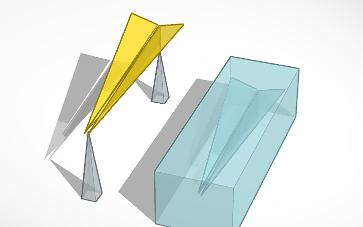3D design PAPER AIR PLANE | Tinkercad